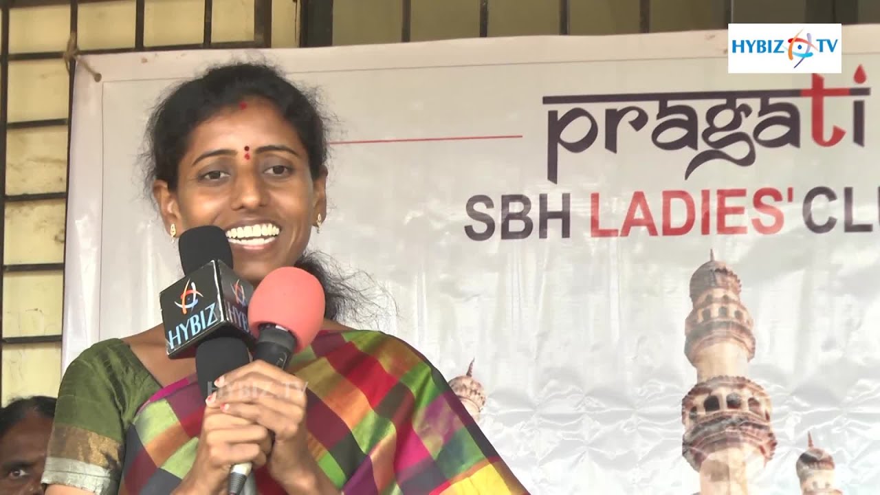 Ida Bollaram Sarpanch Rojarani at Zphs Bollaram - hybiz - YouTube