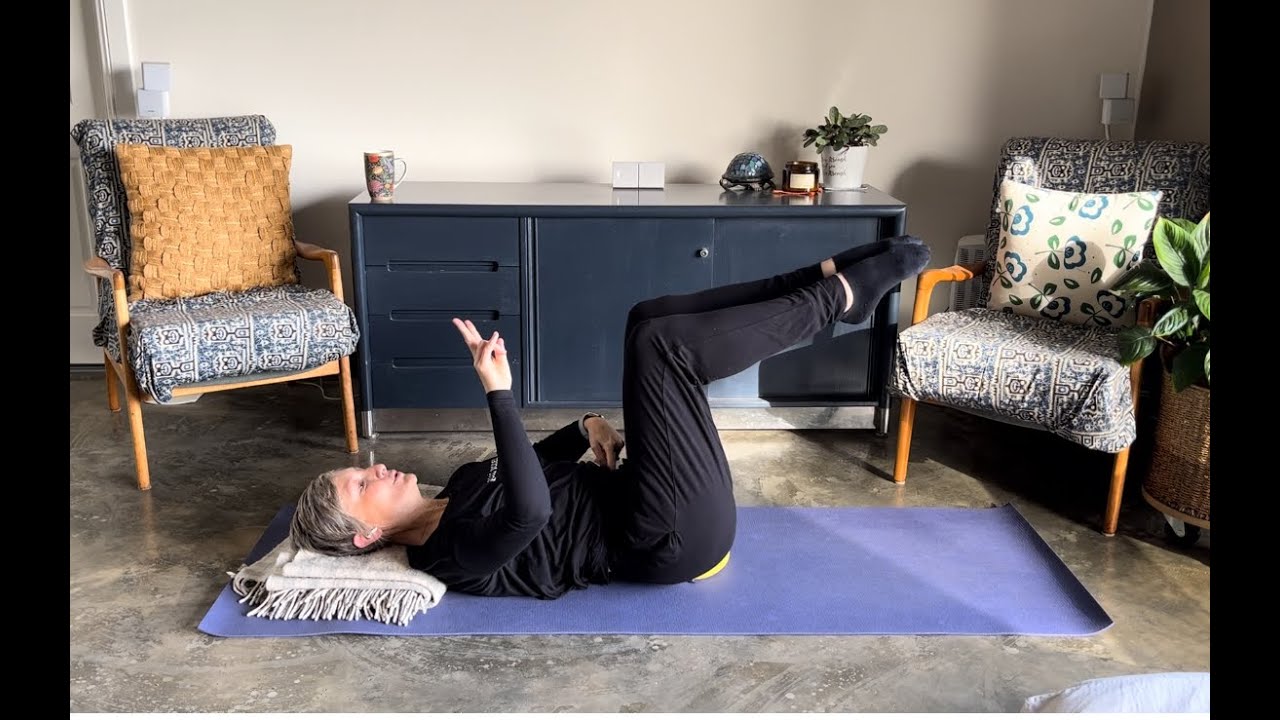 Pilates Mat with Chi Ball - 30 mins - YouTube