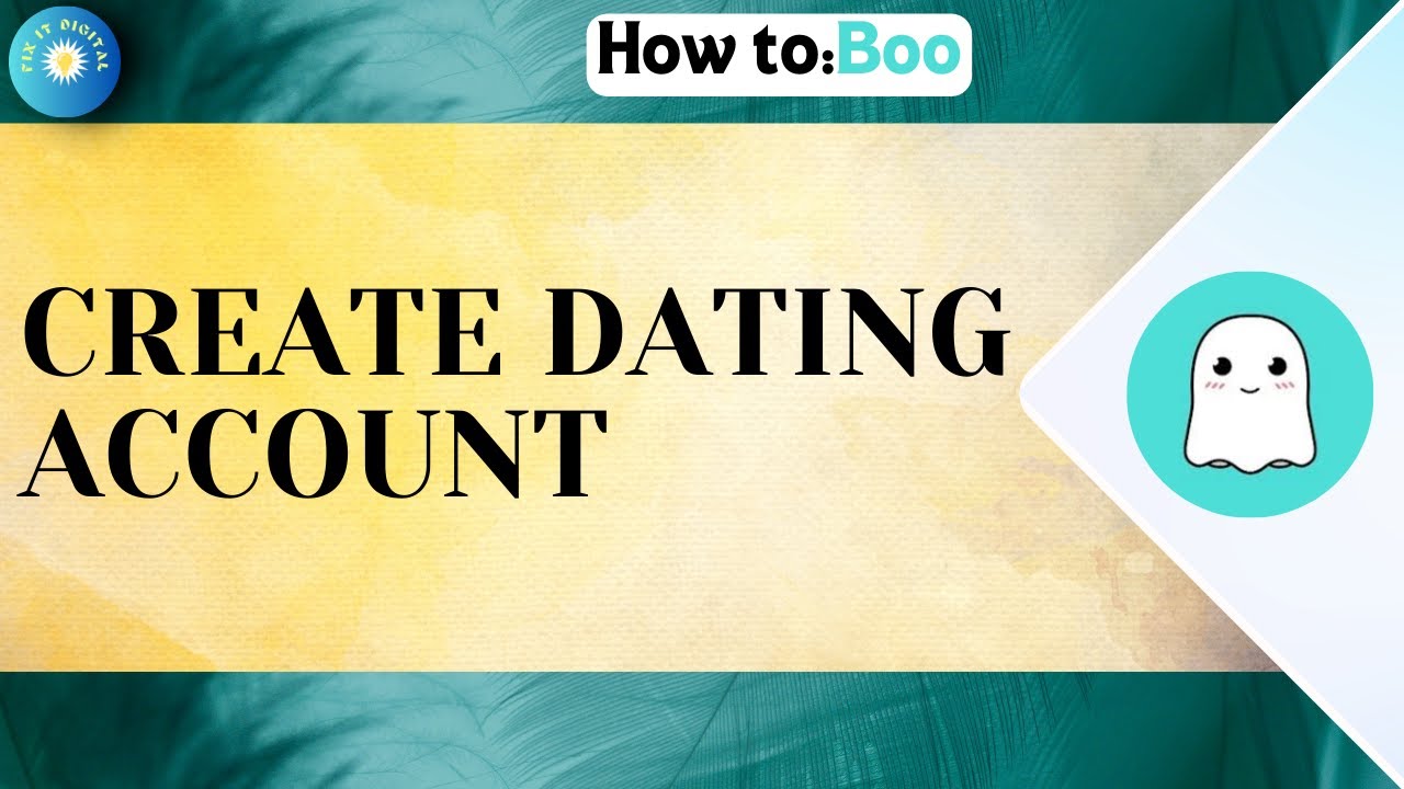 How To Create Boo Dating Account - YouTube