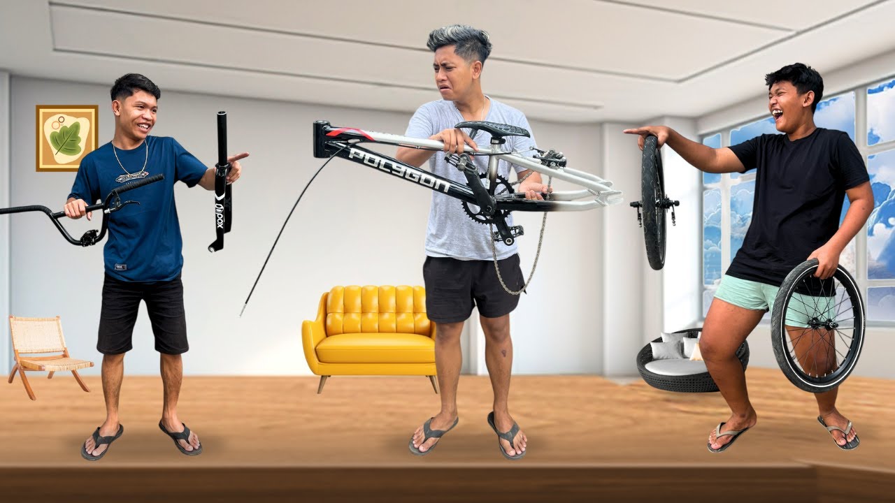 HAYMIN KENA PRANK SEPEDA ONTHELNYA DIBONGKAR//Haymin Vlog - YouTube