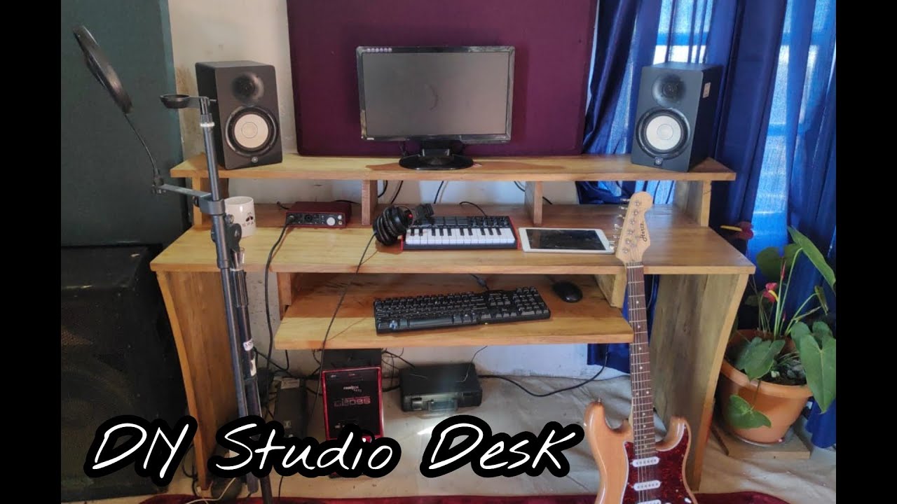 DIY Studio Desk - YouTube