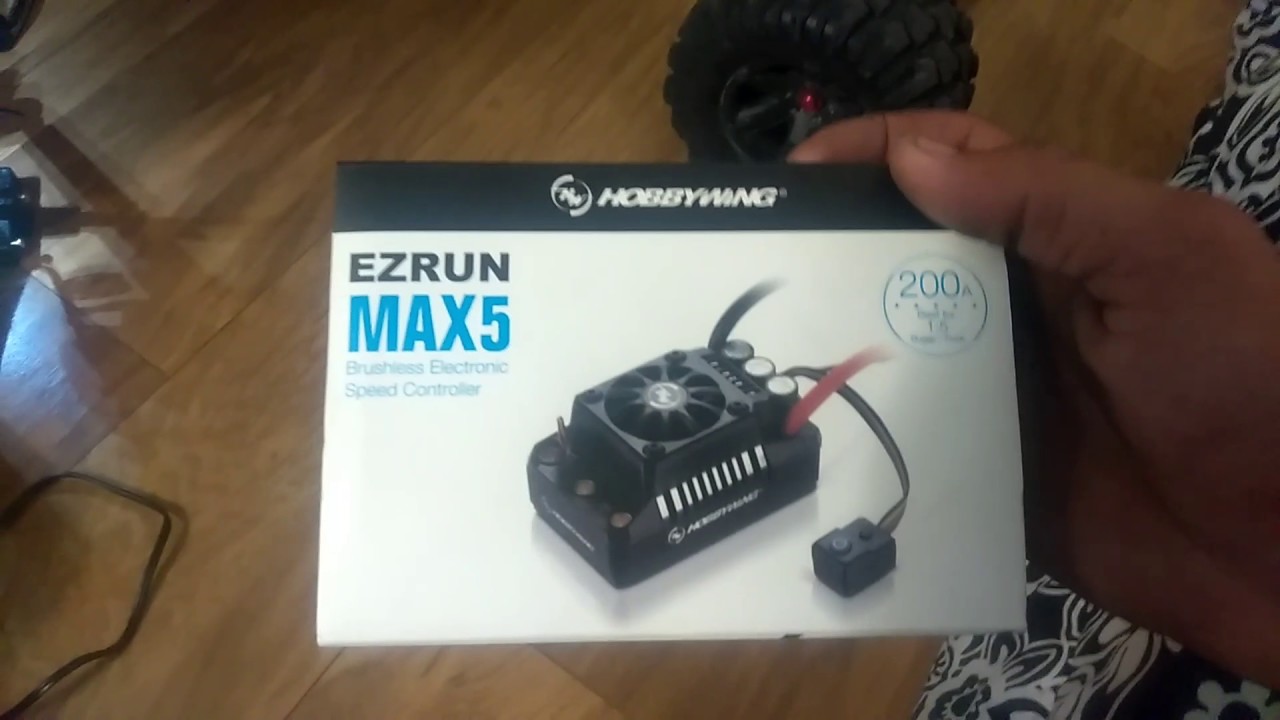 Hobbywing max5 ESC upgrade in x maxx 8s!!!! - YouTube