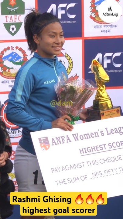 Rashmi Ghising 🔥🔥🔥 Highest goal scorer #foryou #football #nepalifootball #fypシ゚ #shorts #fyp ...