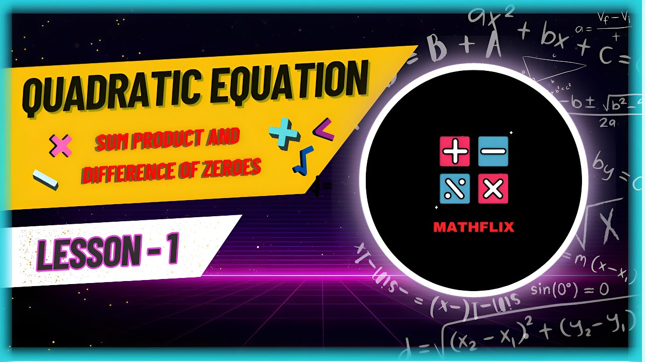 Quadratic equation: Introduction Part 1 @MathFlix_08 #QuadraticEquations #jeemaths #Quadratic # ...
