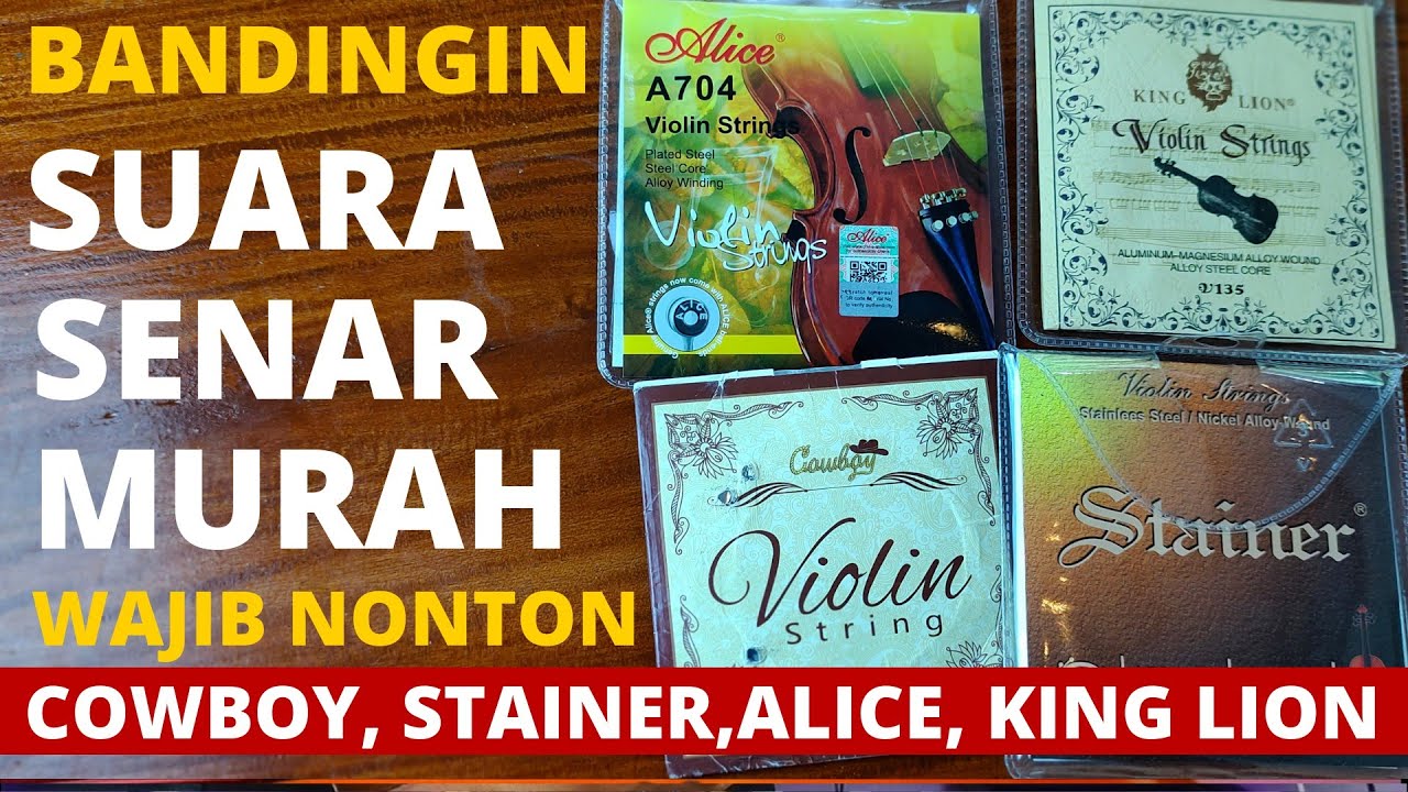 WAJIB NONTON !!! REVIEW SENAR MURAH BUAT PEMULA. ( COW BOY, ALICE 704 ...