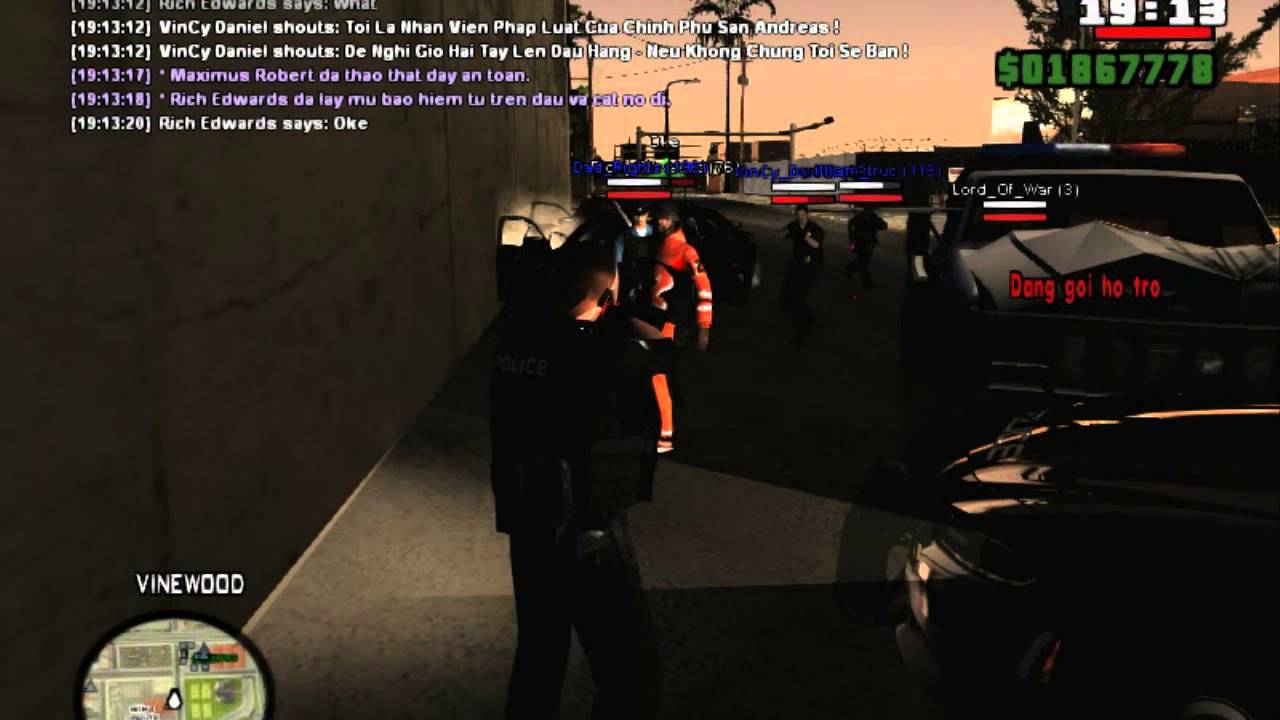 [Gtavn] LSPD - POLICE PURSUIT CHASE MOTORCYCLE - YouTube