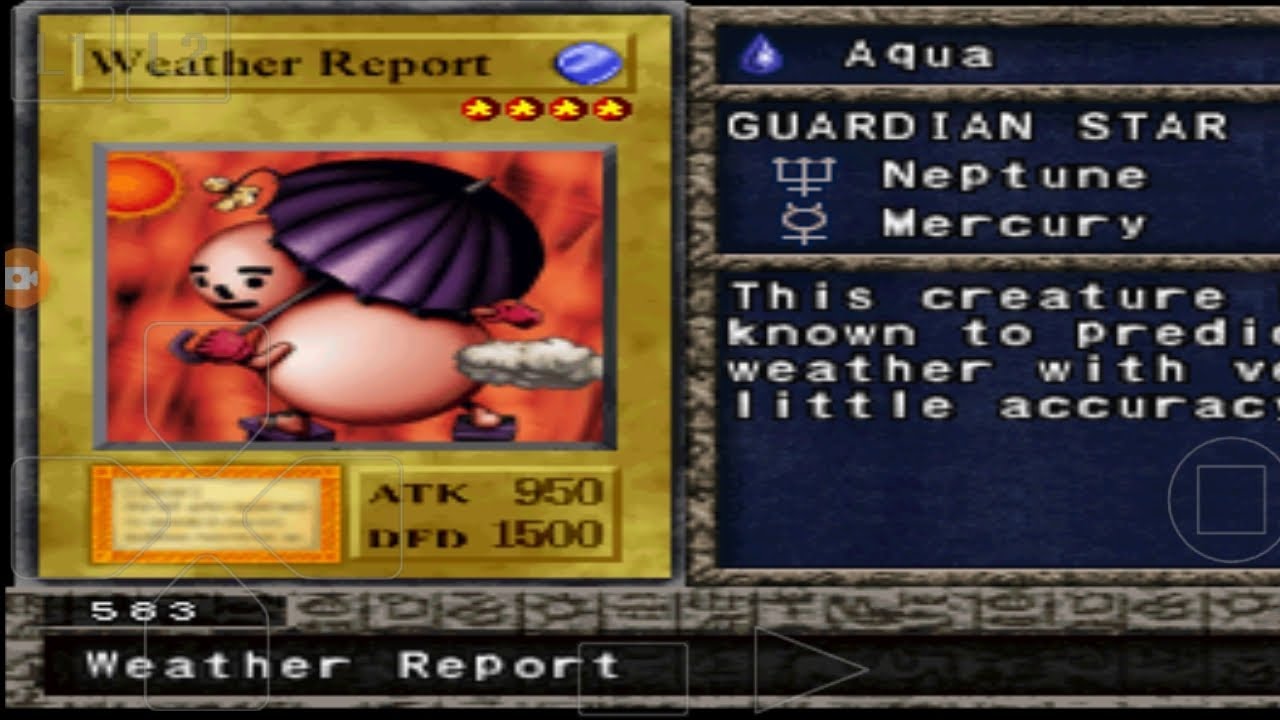 UNBOXING YUGIOH FORBIDDEN MEMORIES SERANGAN MONSTER WEATHER REPORT ...