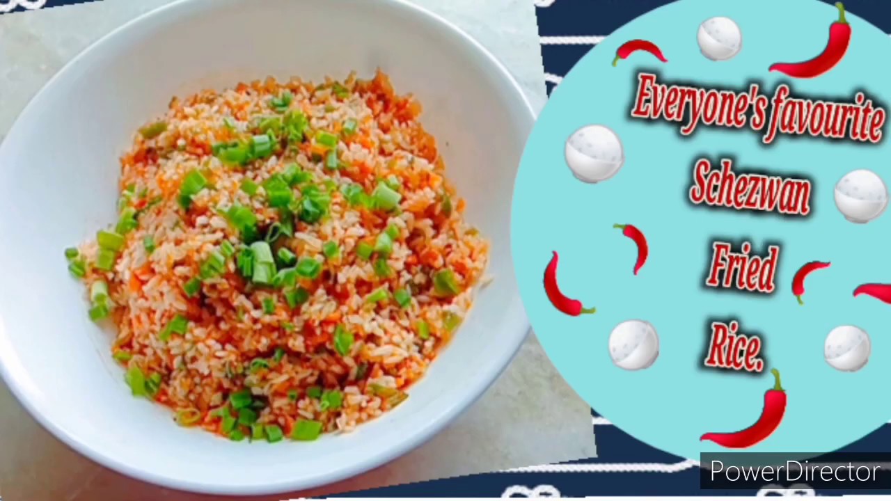 Schezwan fried rice|Schezwan noodles|Triple Schezwan rice|How to make ...