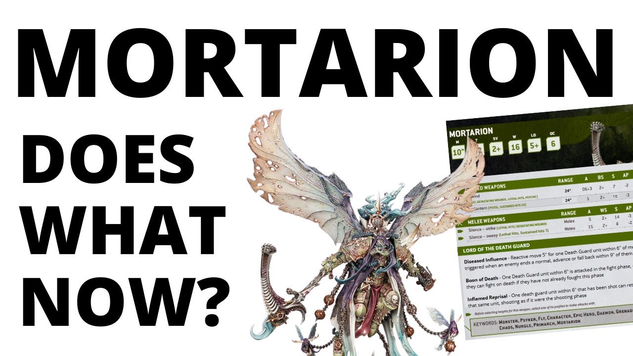 Mortarion got BUFFED - How Strong is he in Codex Death Guard? Datasheet ...