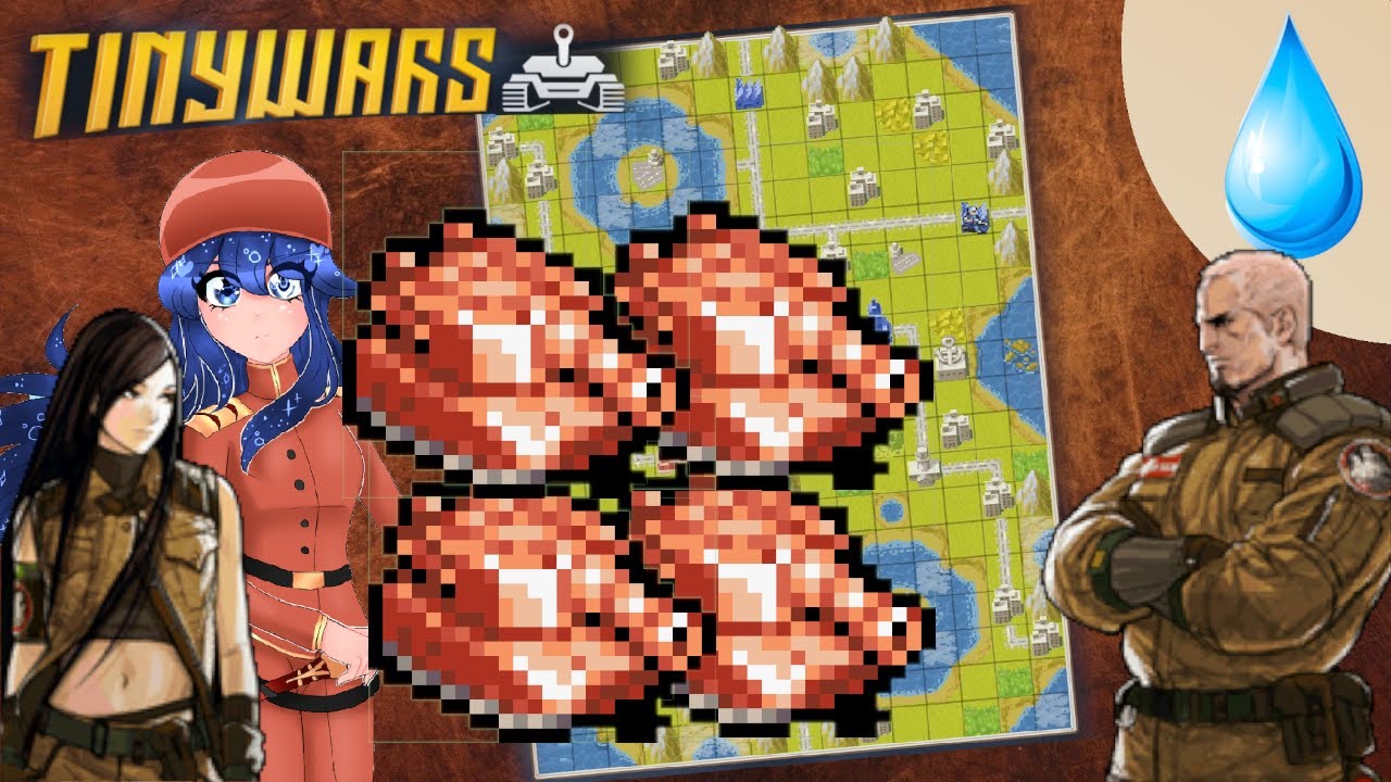 Attack of the Killer Medium Tanks - TinyWars Replay Commentary [Feat. @AdvanceWarrior] - YouTube