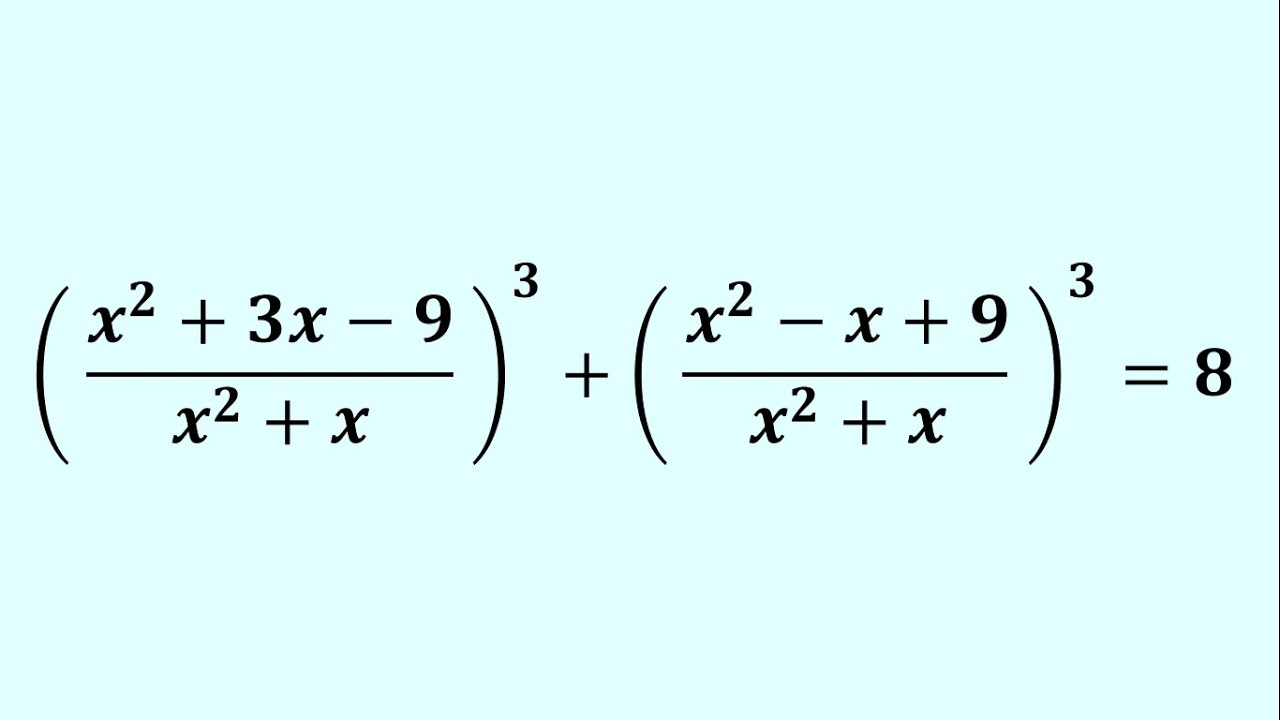 3 Amazing Methods to Solve Rational Equation | Algebra - YouTube