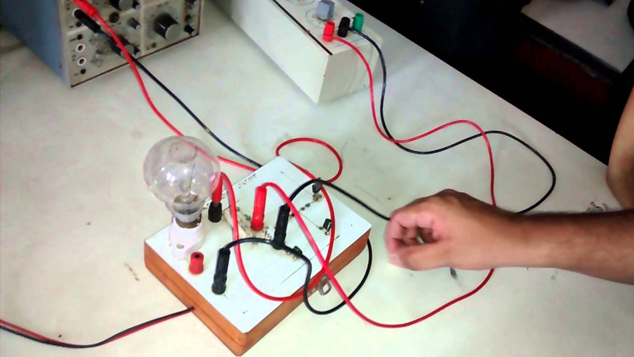 Phase control circuit using DIAC & TRIAC - YouTube