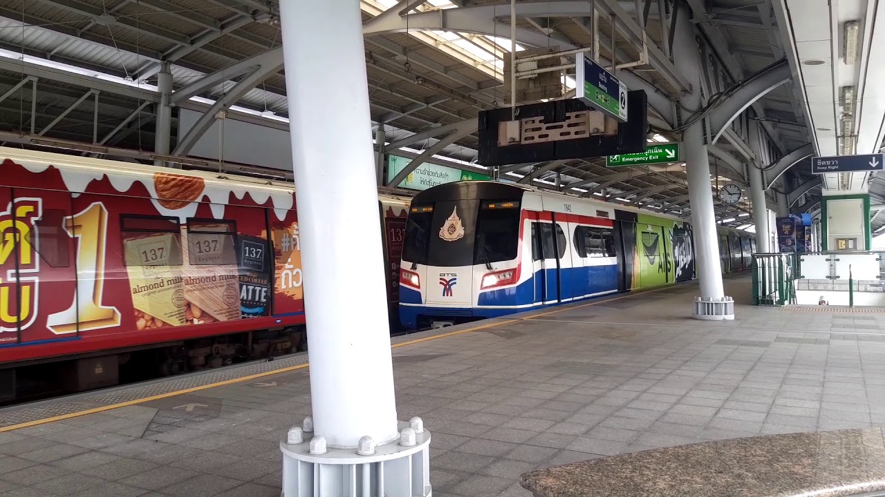 【From Oak7500】BTS Skytrain『EMU-B1』Departing from Bearing Station「No.42 ...