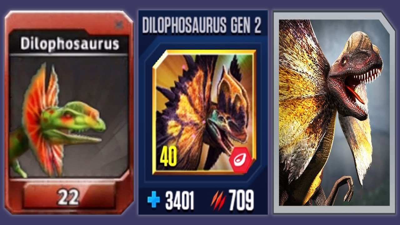 Dilophosaurus Jurassic Park Builder