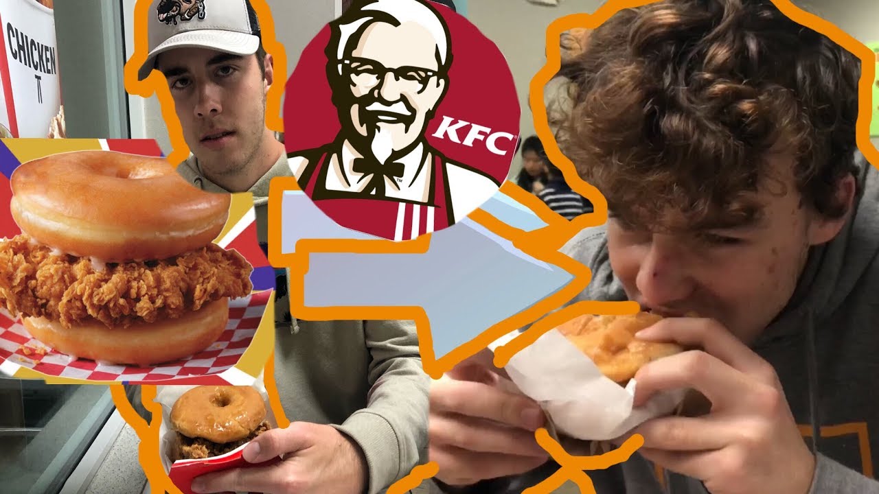 This Donut Burger nearly made us Throw up - YouTube