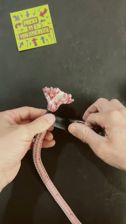 How to fix a frayed rope. #Skills #Rope #HowTo #Tutorial #Handy #Outdoors #OutdoorSkills - YouTube