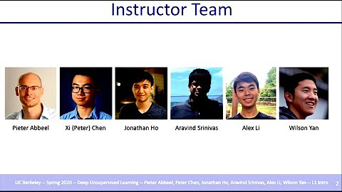Deep Unsupervised Learning -- Berkeley Spring 2020 - YouTube