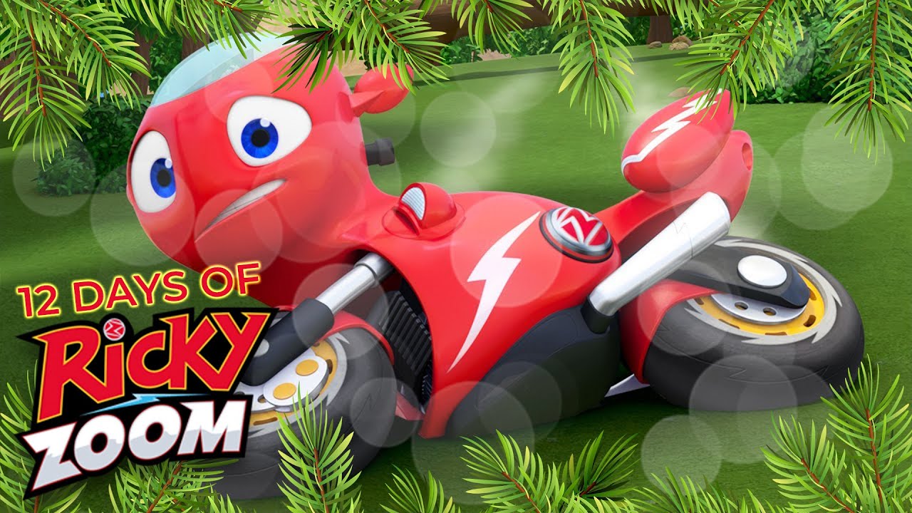 Ricky's Best Moments 🎄 12 Day's Of Ricky ⚡️ Motorcycle Cartoon | Ricky ...