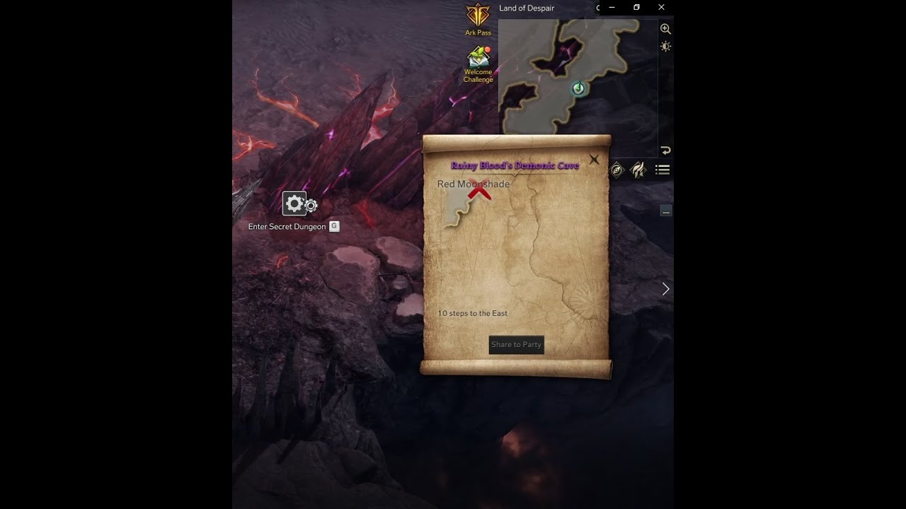 失落的方舟 藏宝图地点 Lost Ark Treasure Map Red Moonshade Rainy Blood's Demonic ...