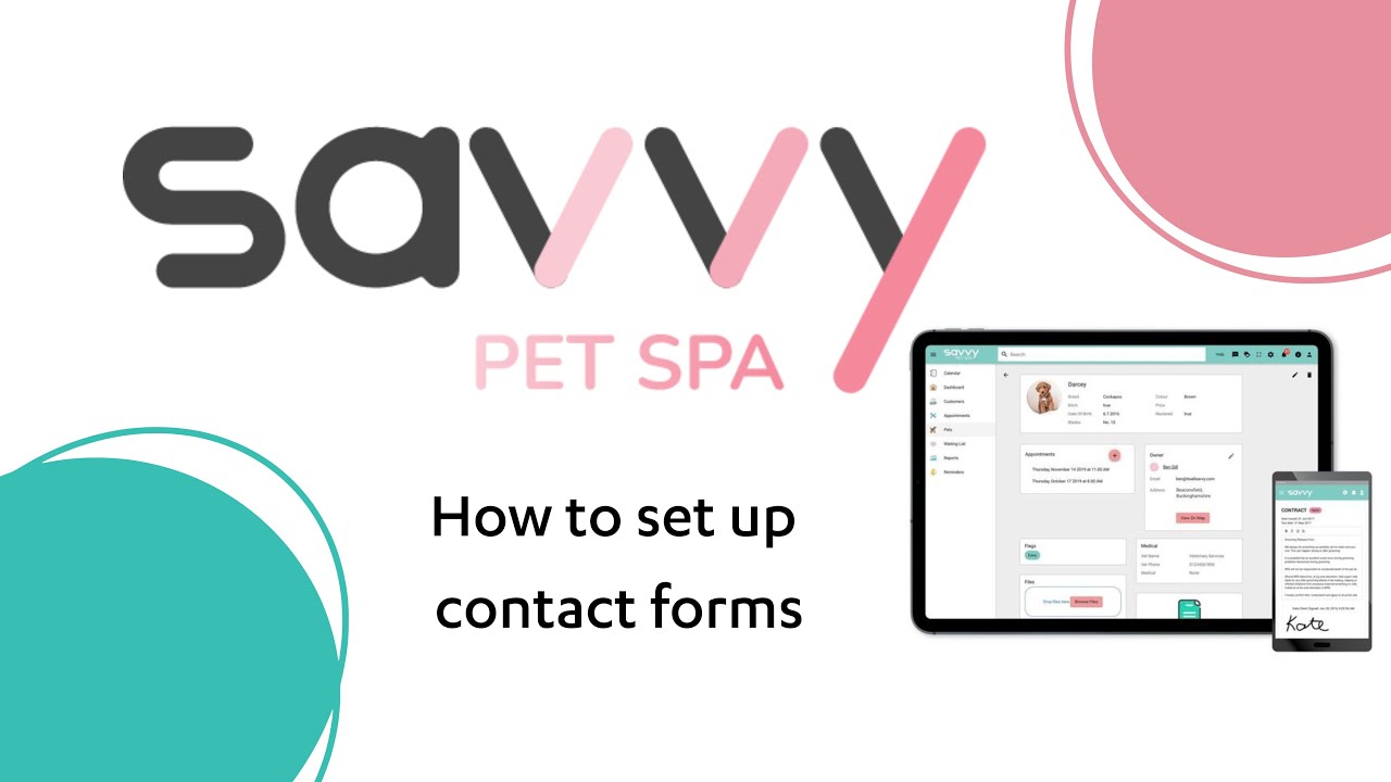 How to set up contact forms - Savvy Pet Spa - 2024 - YouTube