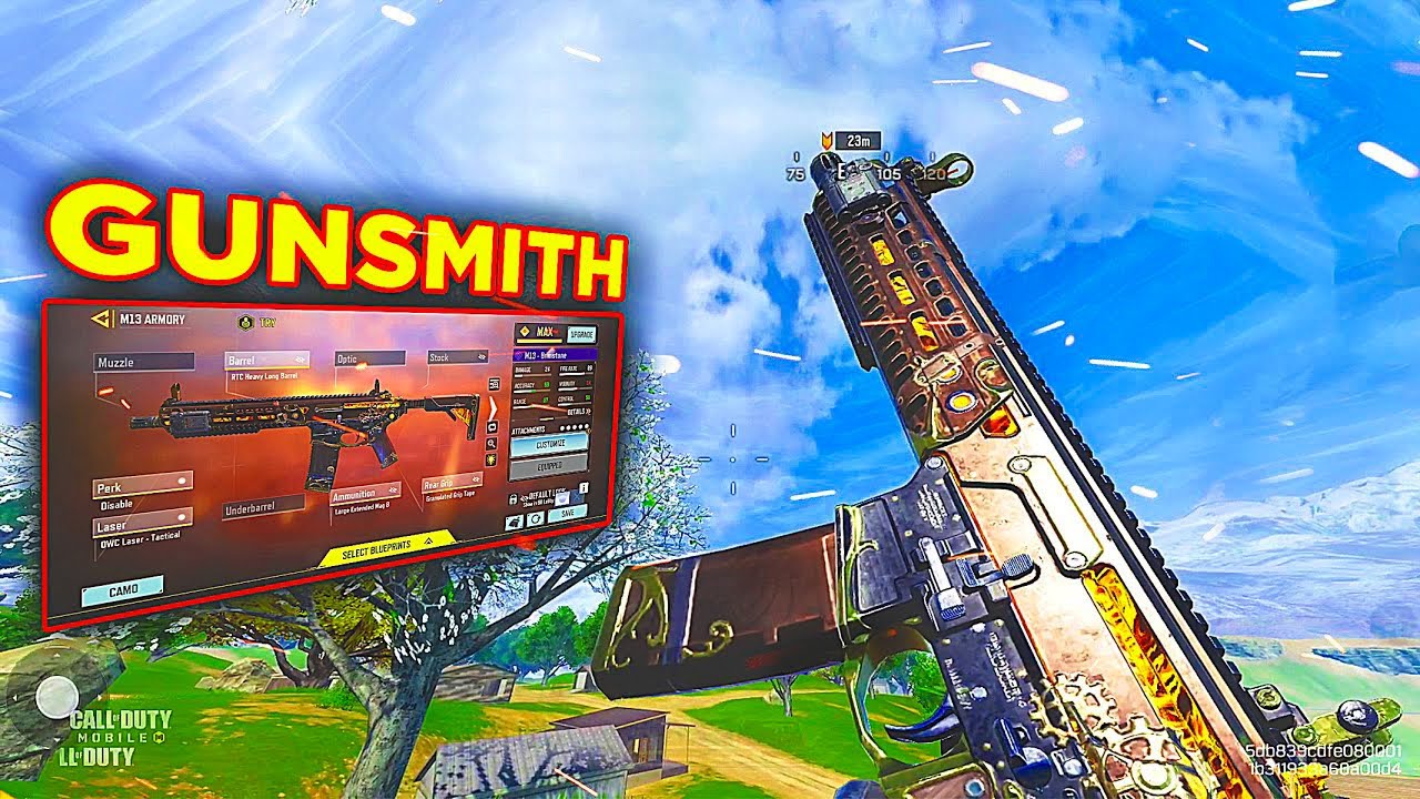 NO RECOIL In ANY RANGE + FAST KILLING M13 LOADOUT CODM BR I COD MOBILE ...