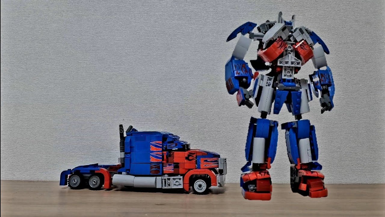 Lego AOE Optimus Prime stop motion - YouTube