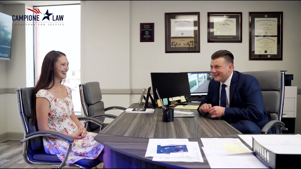 Campione Law, PA - Testimonial with Angela - YouTube