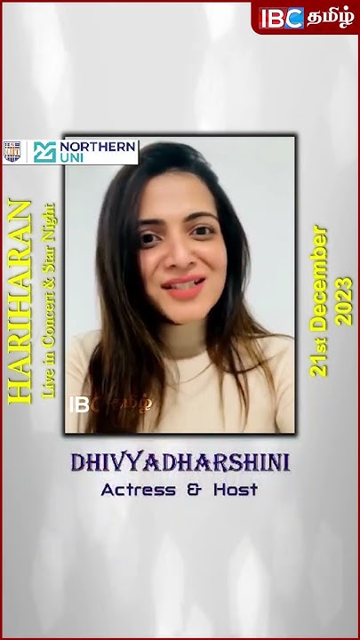 Hariharan Live Concert & Star Night in Muttraveli Ground, Yazhpanam at 21st Dec | Divyadarshini ...