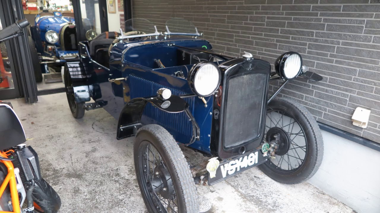 オースチンセブン Austin Seven Special " little Blue" - YouTube