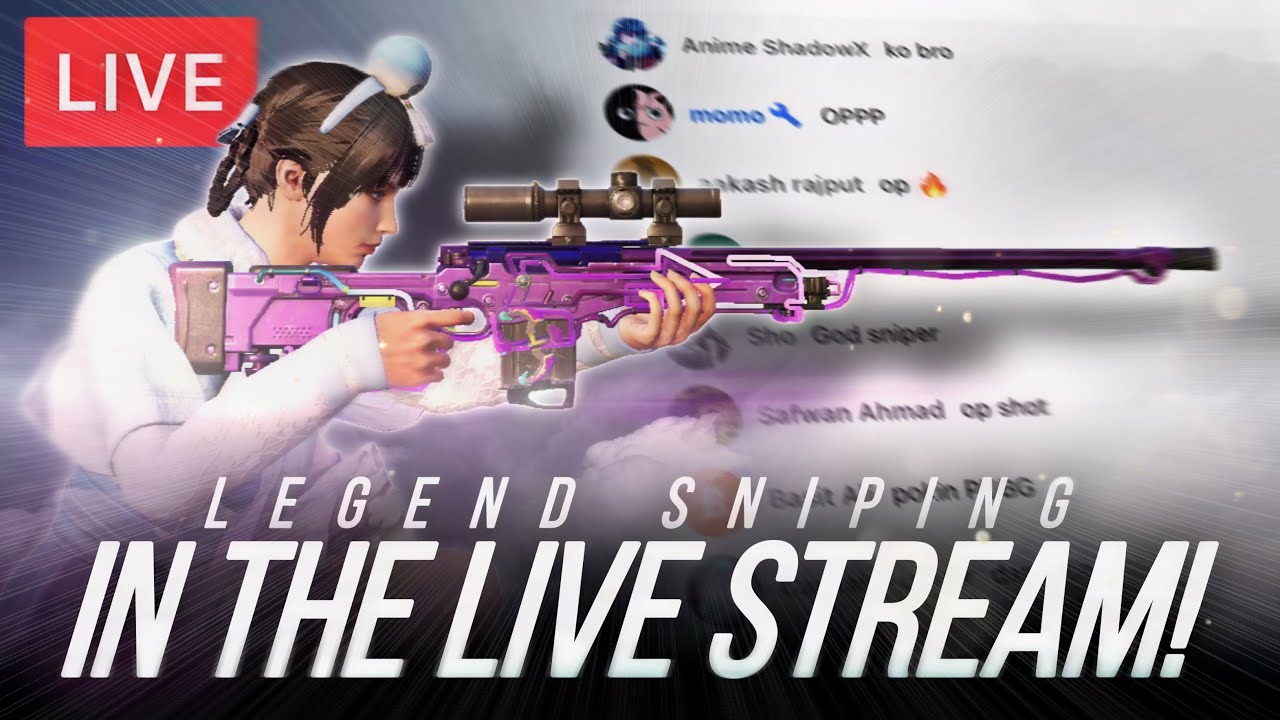 I CAN SNIPING ALL DAY | LEGENDARY SNIPING IN THE LIVE STREAM!😨 - YouTube