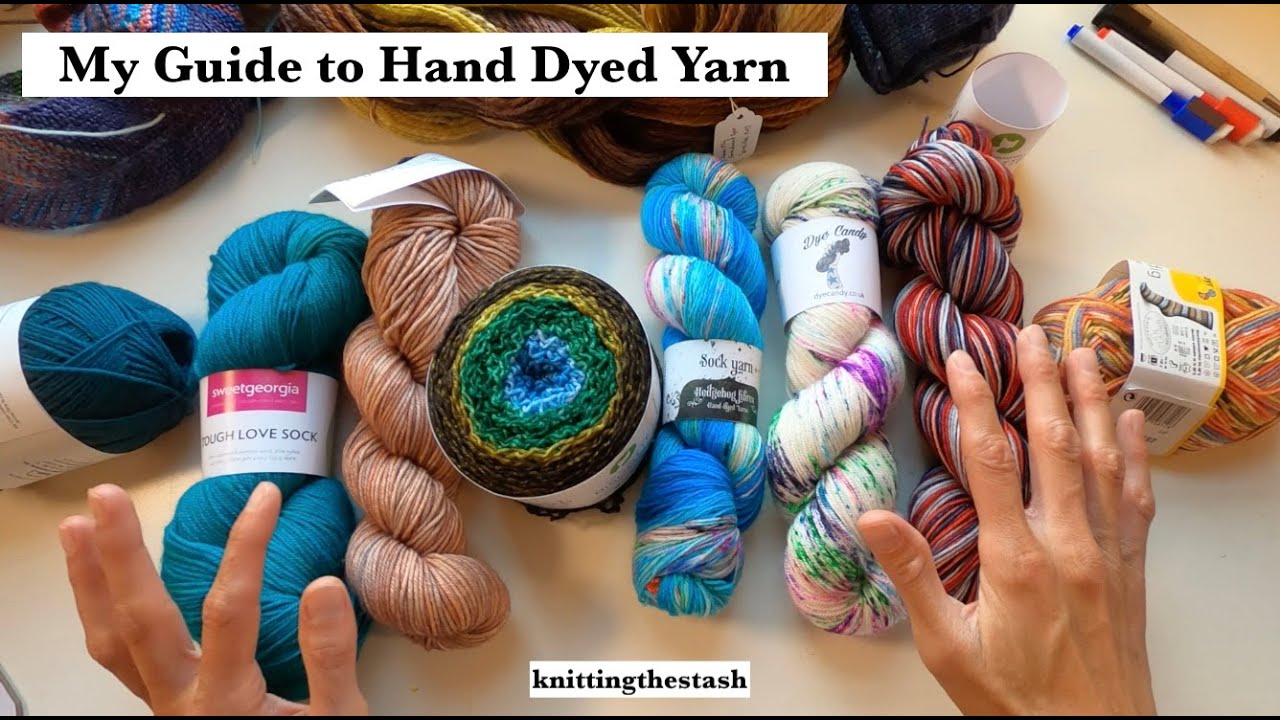 knittingthestash Tutorial: My Guide to Hand Dyed Yarn - YouTube
