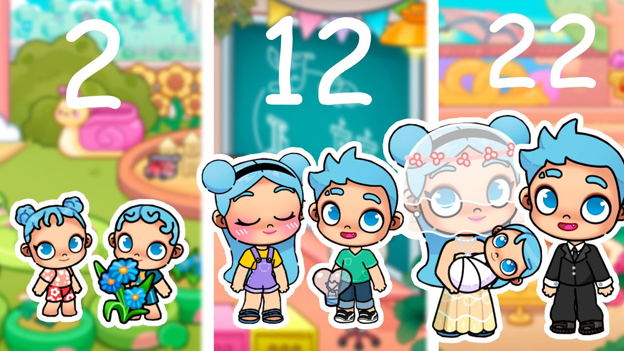 Love story in 2/12/22 💘 Avatar World Love Story 💚 Avatar World Story 💛 ...