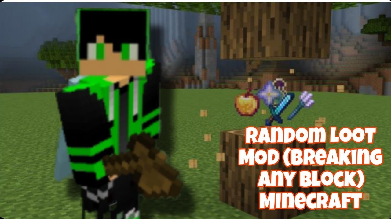 Random Loot MOD (Breaking any block) Minecraft ||रैंडम लूट MOD (किसी भी ...
