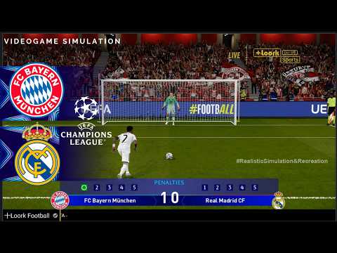PENALTIES:  Bayern Munich vs Real Madrid ⚽ UEFA Champions League 25-26 (Simulation)