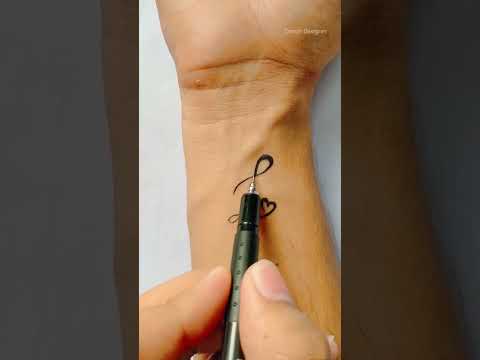 L Letter Tattoo #shorts