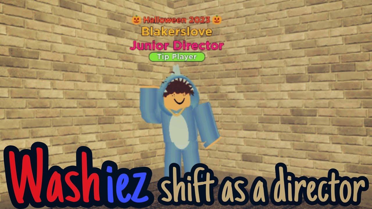 Washiez shift as a director! | Roblox Washiez - YouTube
