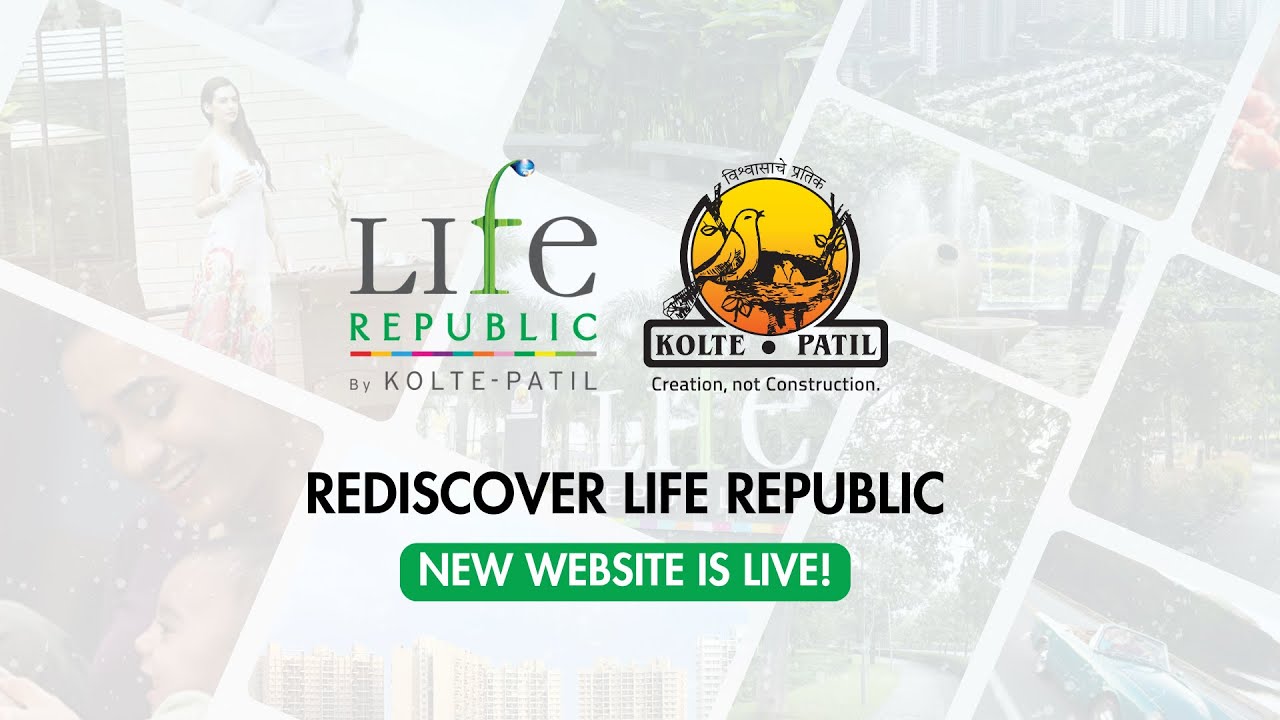 Life Republic by Kolte Patil | Website Launch - YouTube