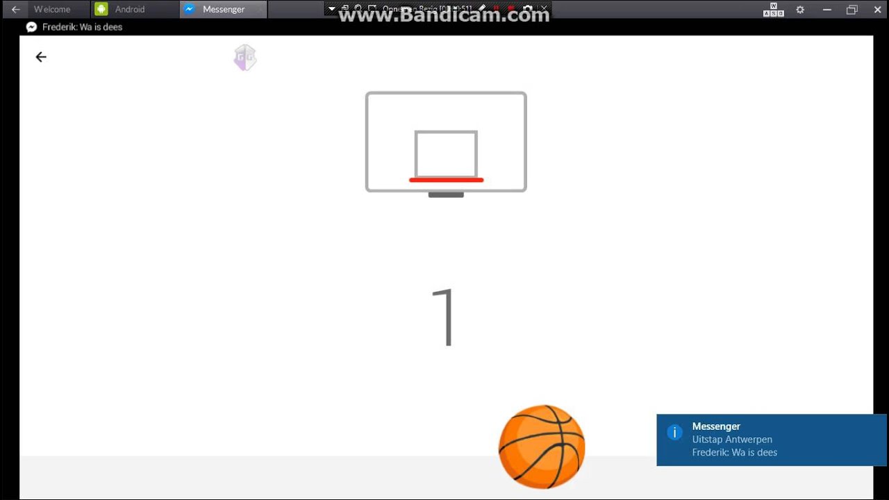 Messenger basketball hack - YouTube