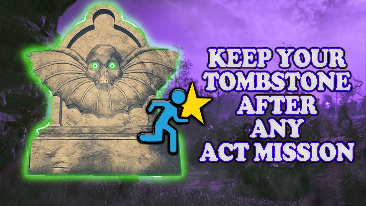 Keep your Tombstone After any ACT Mission - YouTube