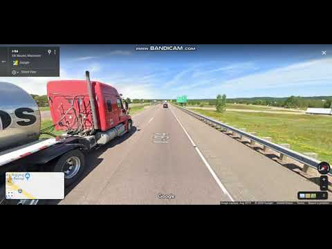 Interstate 94 - Wisconsin (Exits 59 to 45) westbound - YouTube