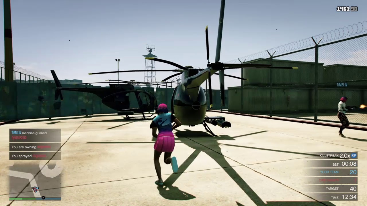 GTA online girl deathmatch - YouTube