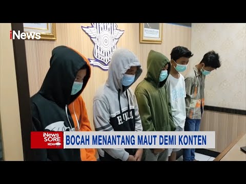 Ditangkap, 5 Bocah Pembuat Video Menantang Maut di Tol Semarang-Solo Minta Maaf #iNewsSore 10/10