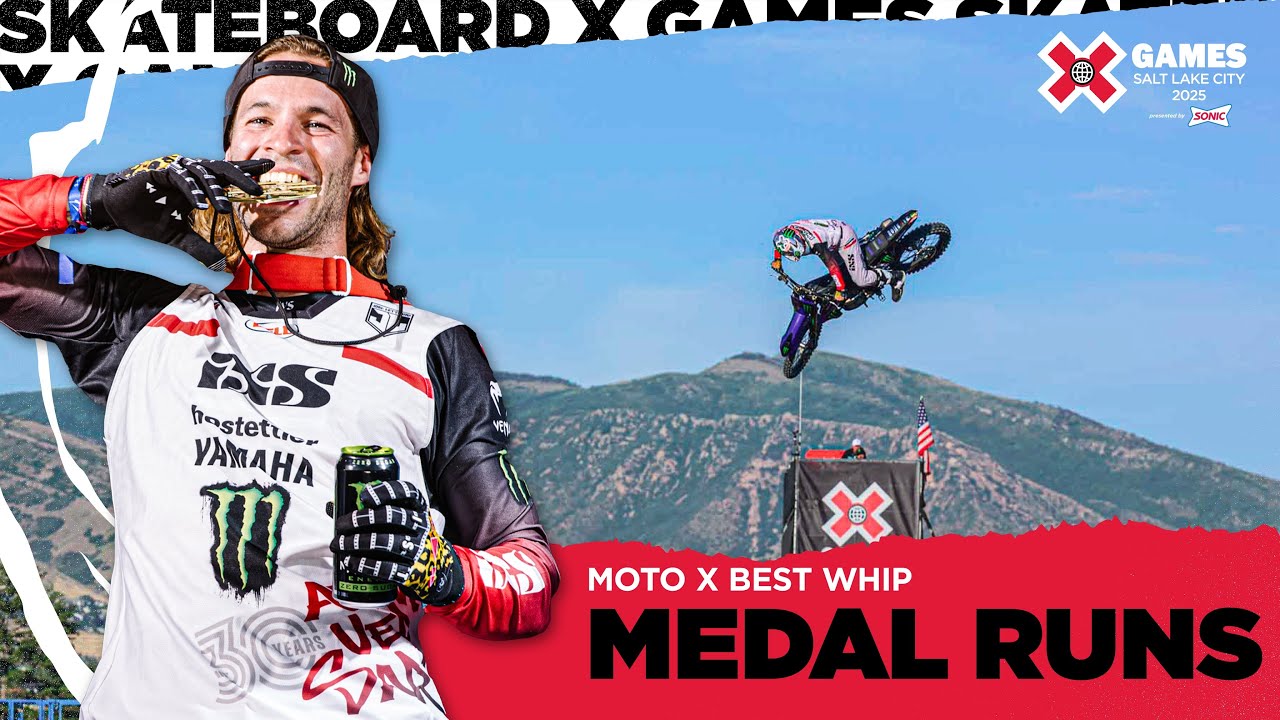 Moto X Best Whip: Top 3 Runs | X Games Salt Lake City 2025 - YouTube