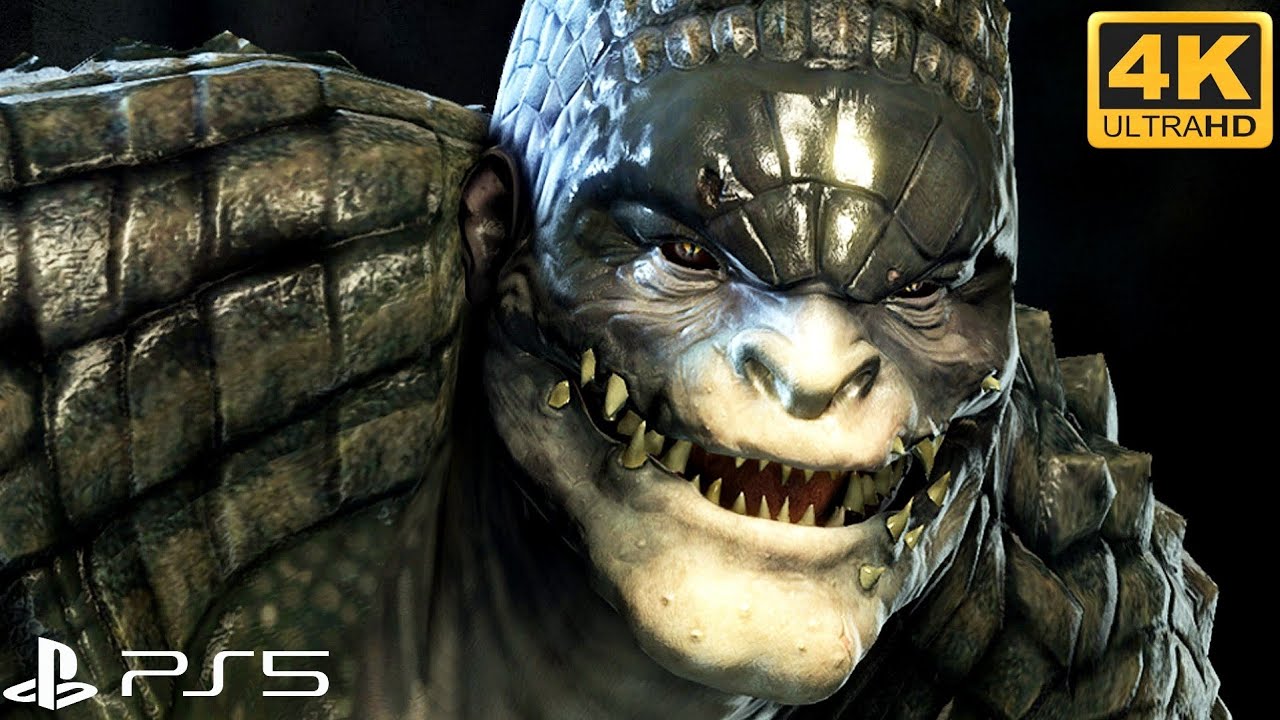 Batman Vs Killer Croc Fight Scene 4k Hdr Batman Arkham Origins Youtube
