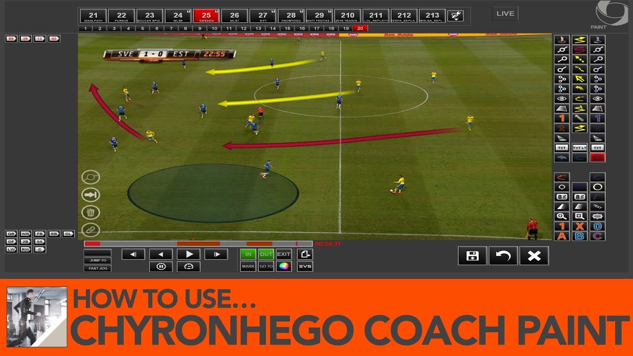 ChyronHego Coach Paint Tutorial - Learn the basics! (Football Analysis ...