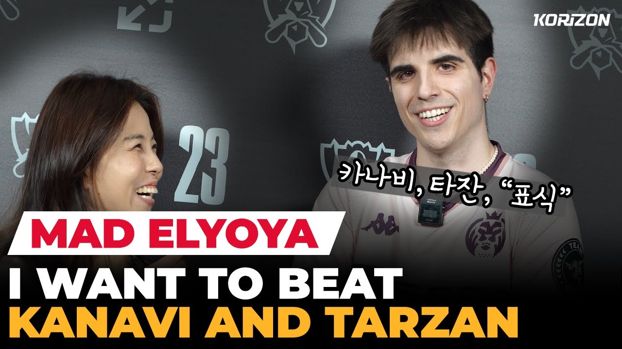 MAD Elyoya "I want to face Kanavi, Tarzan, and Pyosik!" | Worlds 2023 - YouTube