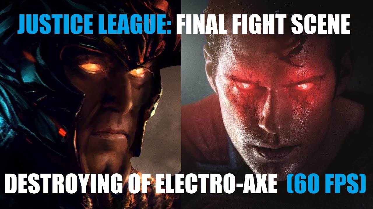 Superman & Wonder Woman Destroyed Steppenwolf's Electro-Axe (60 FPS ...