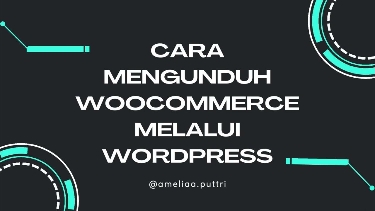 Tutorial Cara Install Woocommerce Youtube