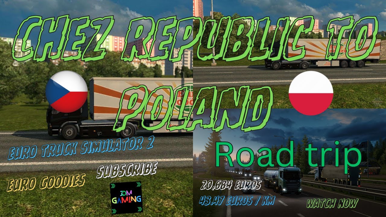 CHEZ REPUBLIC TO POLAND! #eurotrucksimulator2 #gaming #logitechg29 # ...