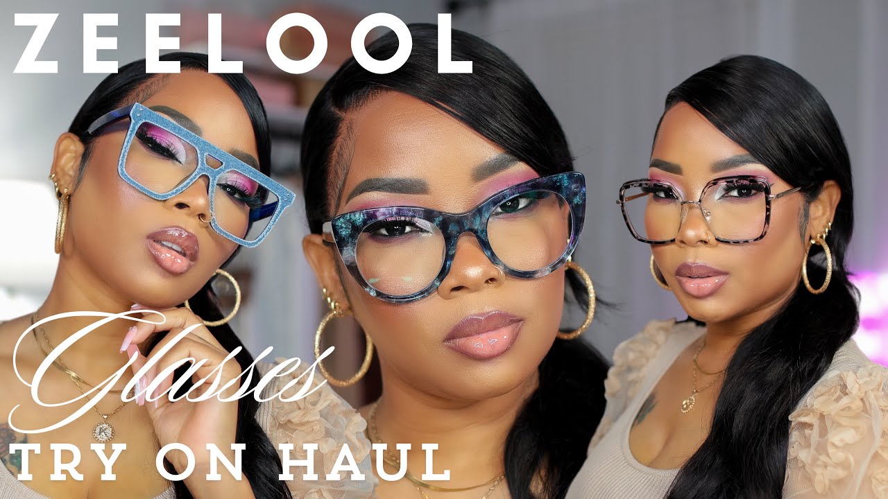 Zeelool Glasses Try On Haul | Prescription and Fashion Glasses - YouTube
